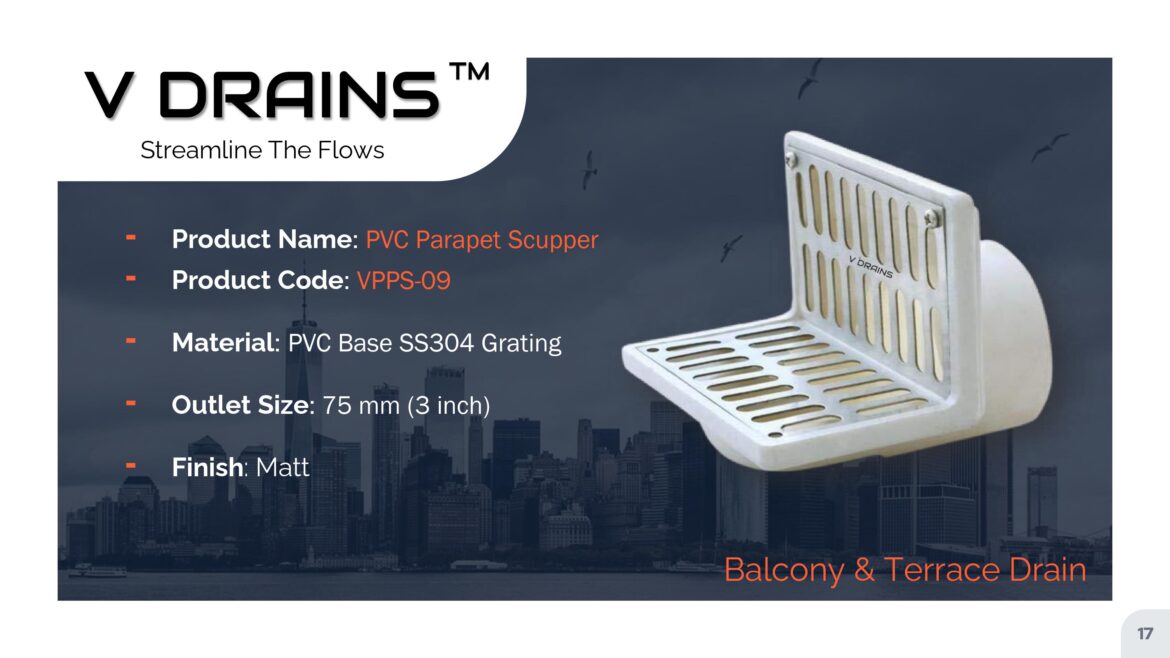 V DRAINS – Vanra Incorporation