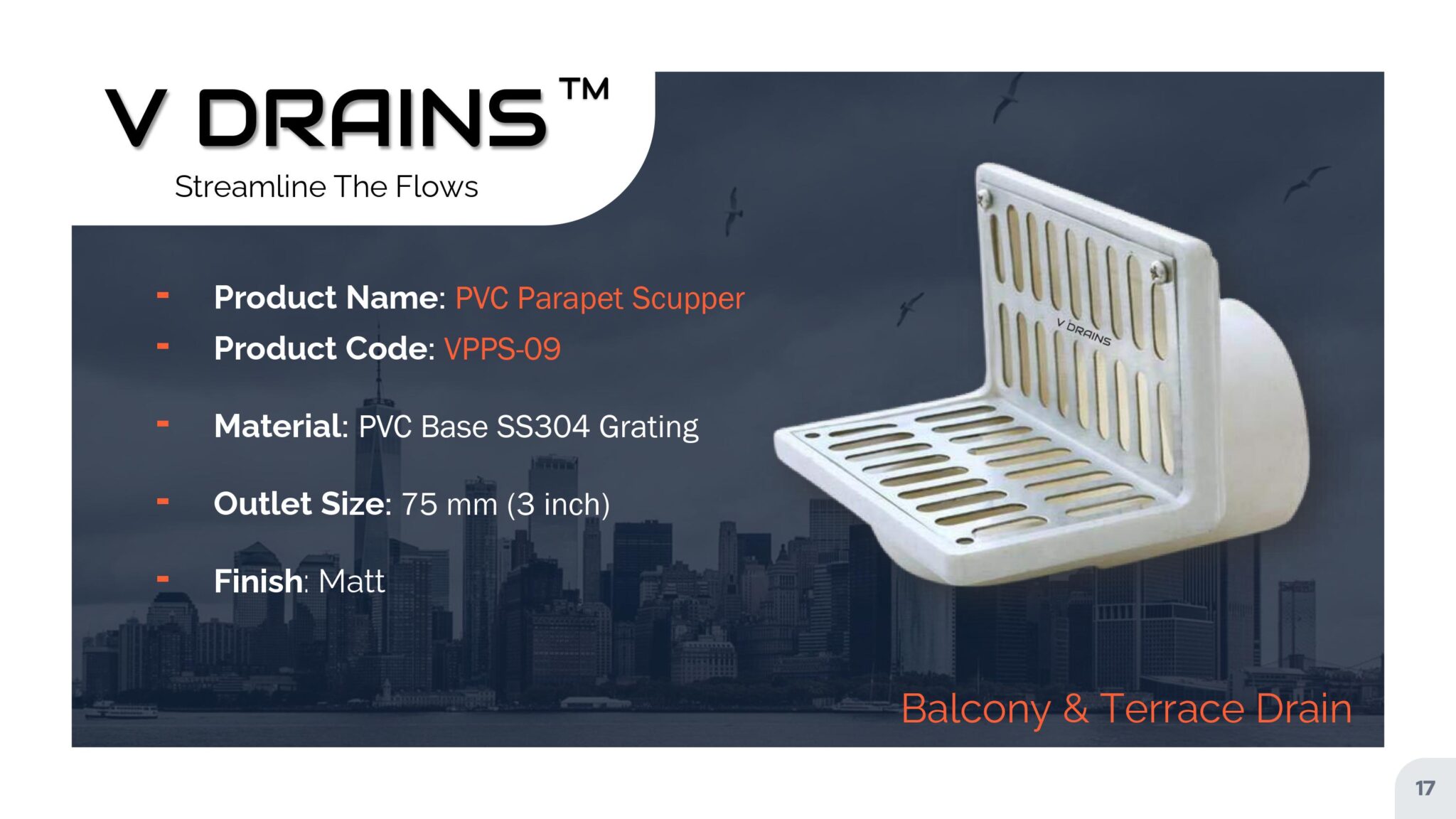 V DRAINS – Vanra Incorporation