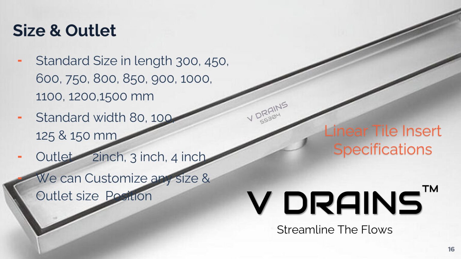 V DRAINS – Vanra Incorporation
