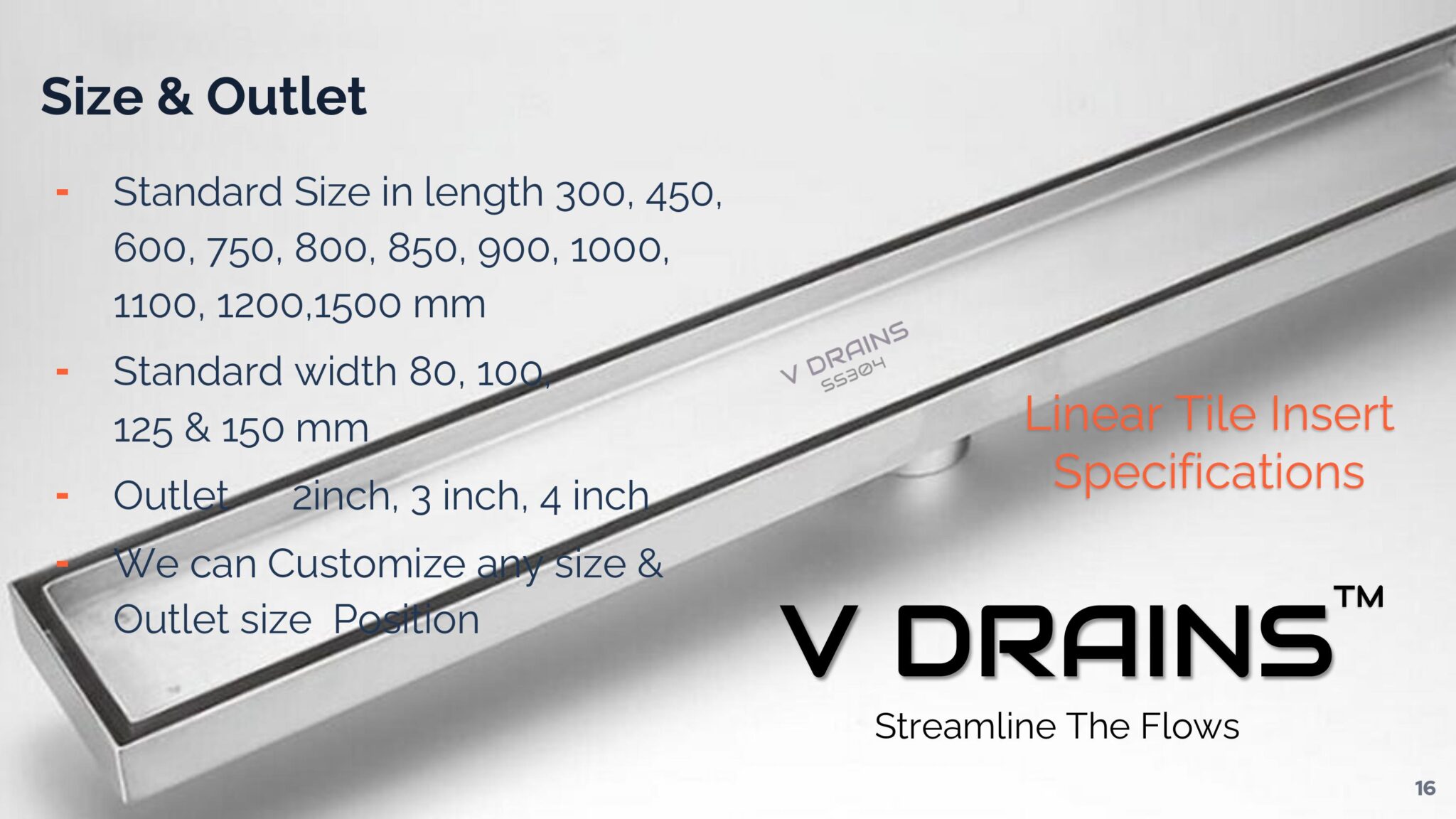 V DRAINS – Vanra Incorporation