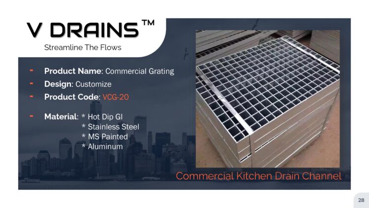 V DRAINS – Vanra Incorporation