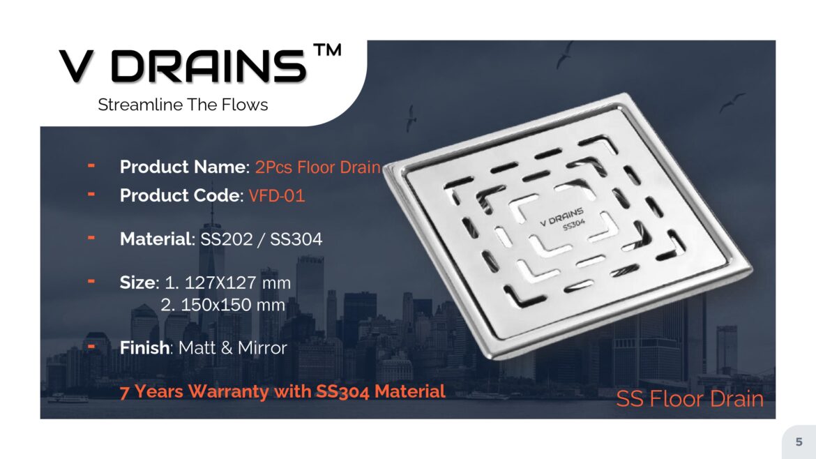 V DRAINS – Vanra Incorporation