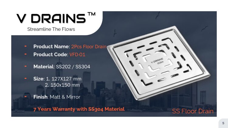V DRAINS – Vanra Incorporation
