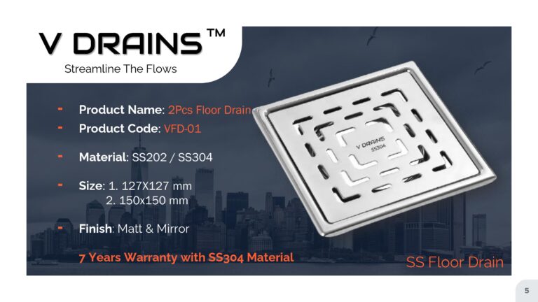 V DRAINS – Vanra Incorporation