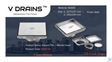 V DRAINS – Vanra Incorporation